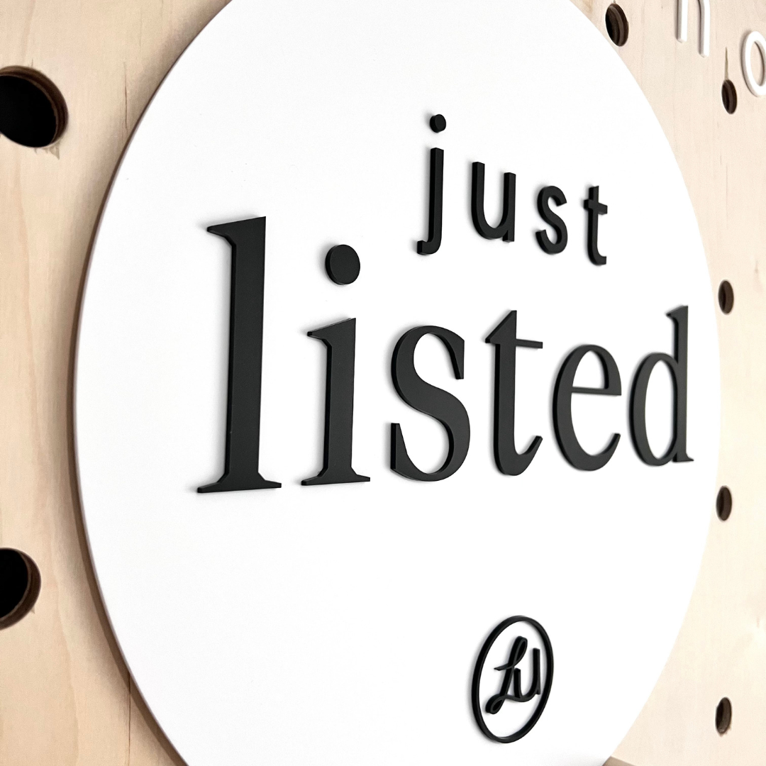 Compass Just Listed Sign – The Creative Home Studio