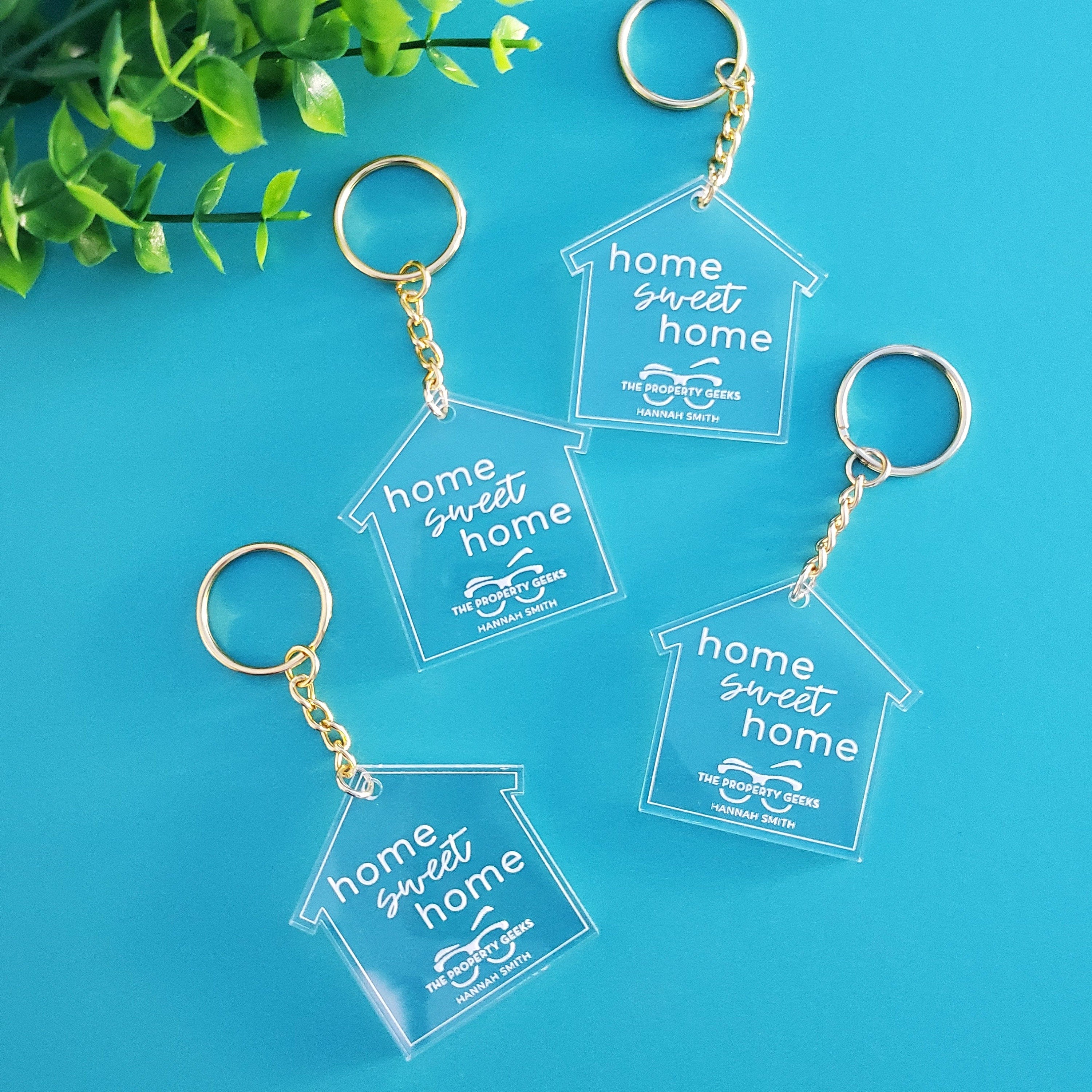 Home Sweet Home Keychain for Closing Day Gift – The Creative Home Studio